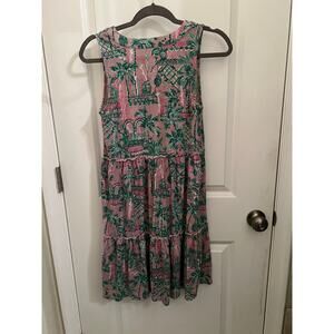 Lilly Pulitzer | Dresses | Lilly Pulitzer Lorina Print Tiered Cotton Xs Dress Beachy Summer ...